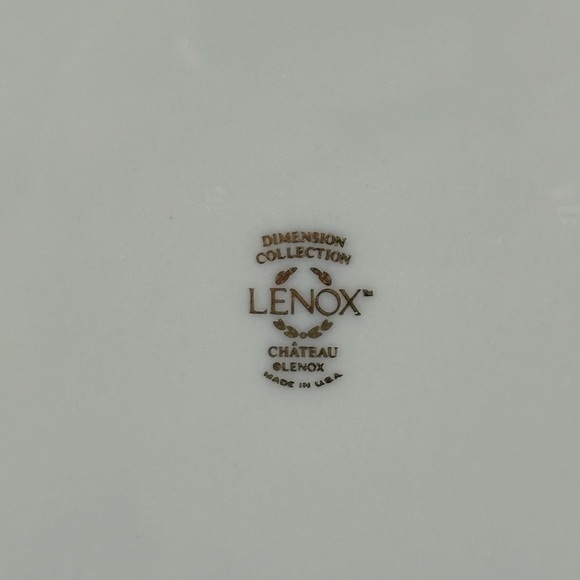 Lenox | Dining | Lenox Chateau 5 Replacement Dinner Plate Dimension ...